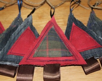 Denim garland | Etsy
