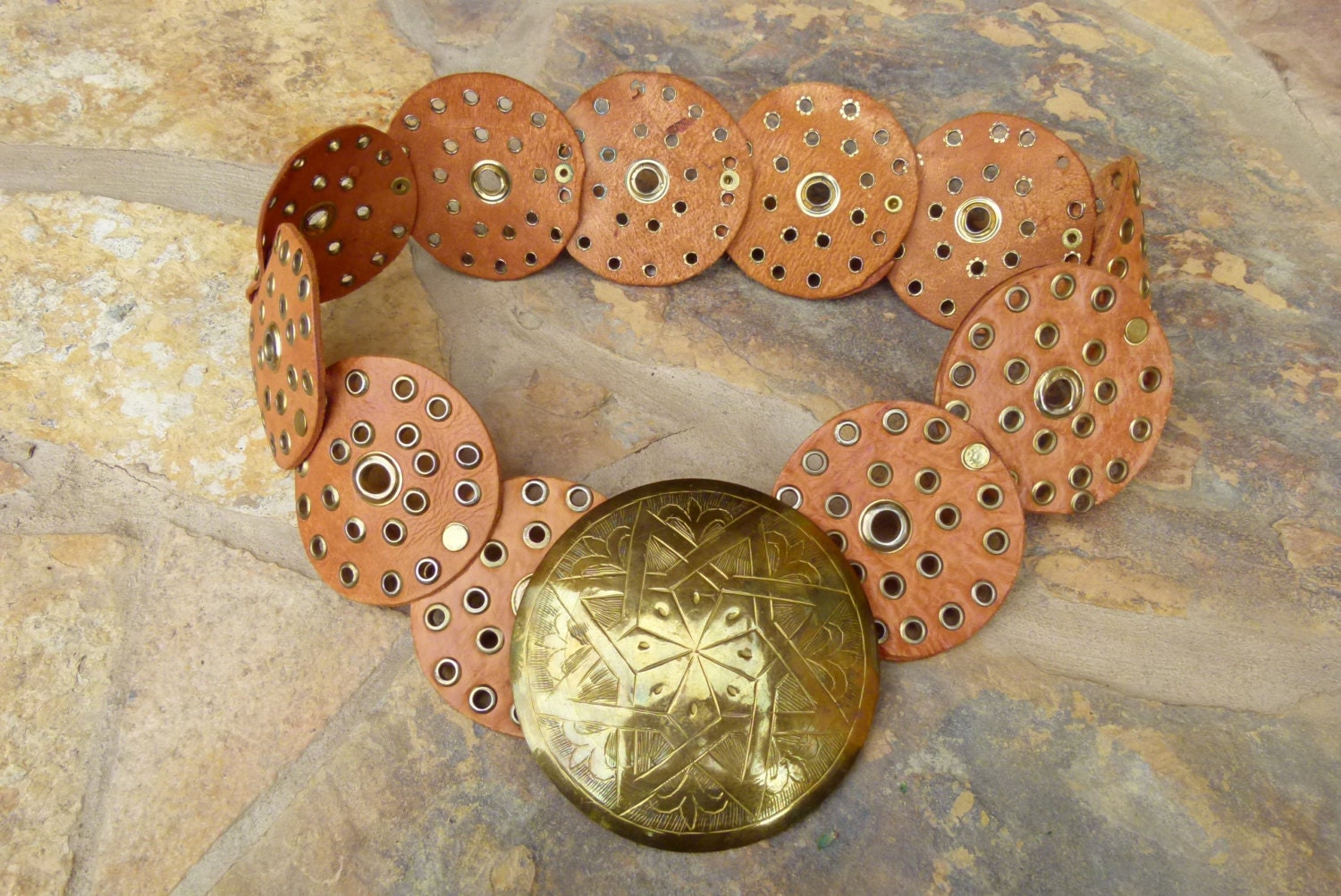 70’s 80’s Moroccan Caramel disc Hipster boho hippie Gypsy gladiator ...