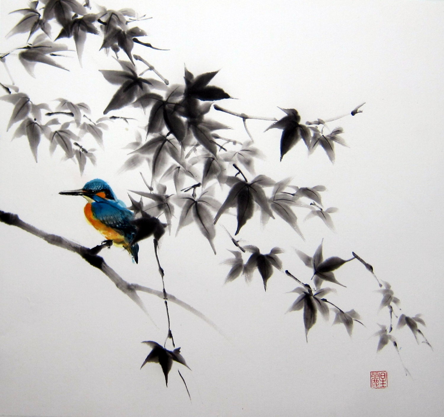 Japanese Sumi E Painting