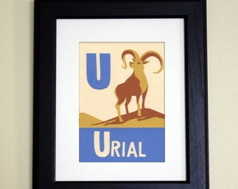 Popular items for letters animals on Etsy