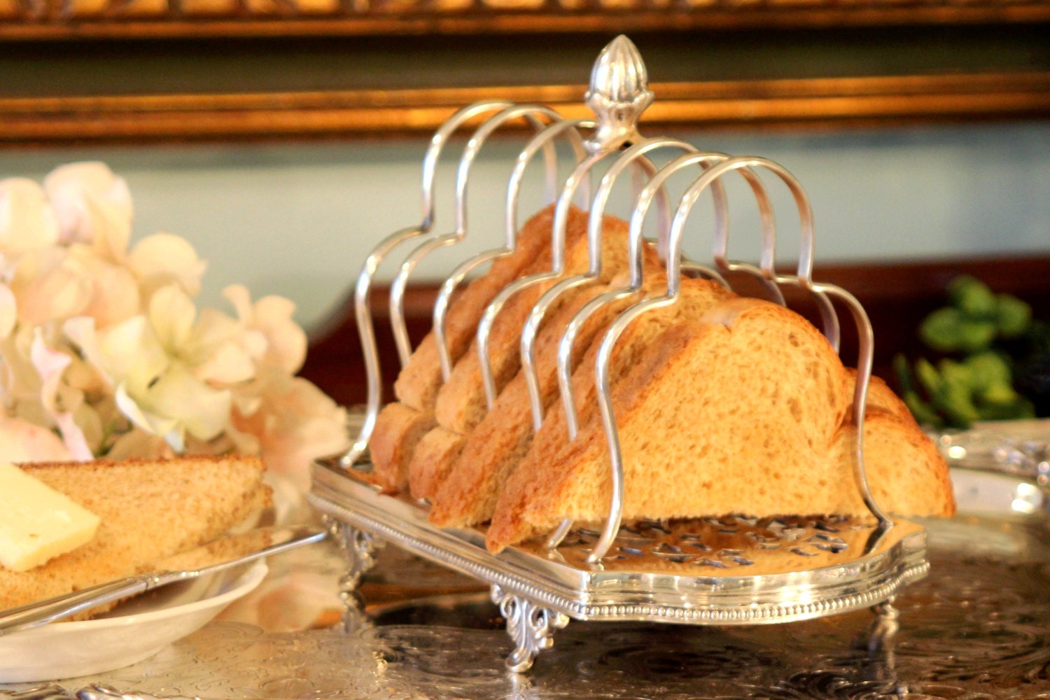 Antique Reed & Barton Silver Plate Toast Rack – 1800’s Silver Toast ...