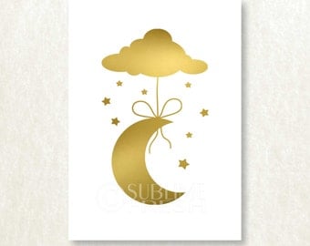 Popular items for moon on a string on Etsy