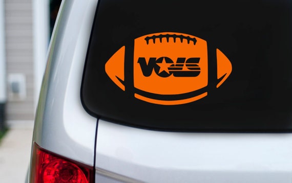 Tennessee Vols Football Decal by CaseyKnoxville on Etsy