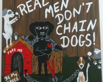 Popular items for chained dog on Etsy