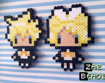 Items similar to Vocaloid Rin & Len Kagemine Twins Perler Pixel Art ...