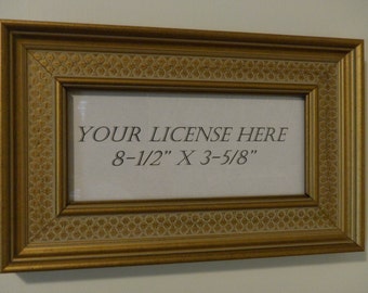 Popular items for license frames on Etsy