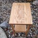 Handcrafted Wood Cribbage Table Small Side Table