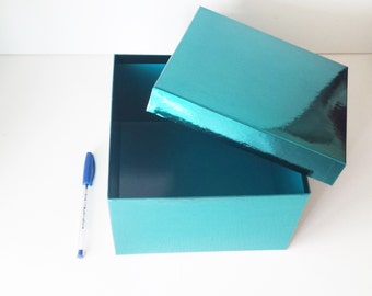 Popular items for turquoise gift box on Etsy
