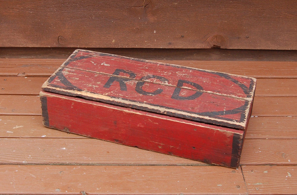 Antique Wooden Box, Wood Storage Box, Old Tool Box – Haute Juice