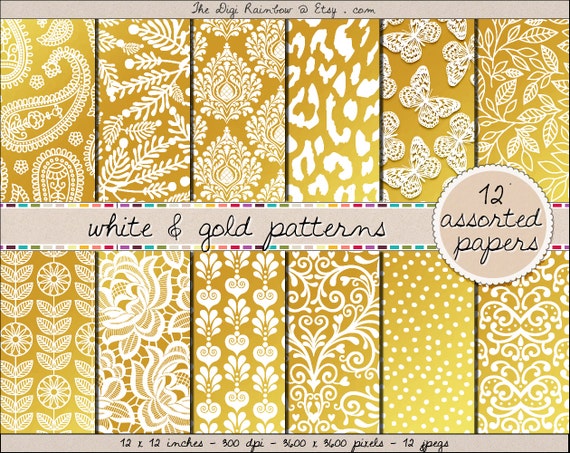 SALE gold digital paper golden digital paper gold foil print