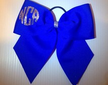 Popular items for monogram cheer bow on Etsy