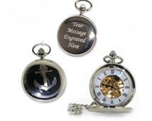 Popular items for custom pocket watch on Etsy