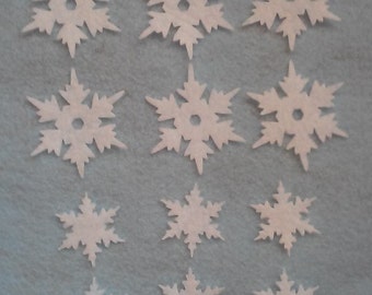 Felt snowflake | Etsy