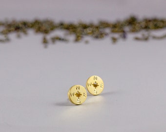 Gold compass | Etsy