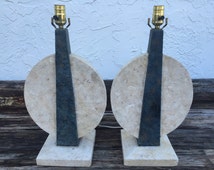 Popular items for stone lamps on Etsy