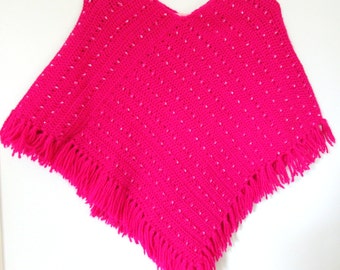 Teen girls poncho | Etsy