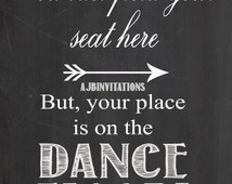 Popular items for dance floor sign on Etsy