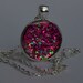 Studio Glass Collection Raspberry Resin Necklace