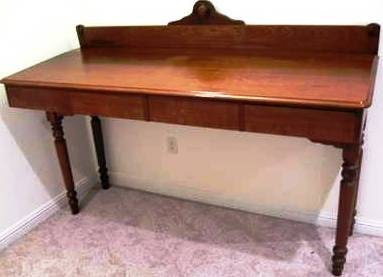 OUTSTANDING & very Rare Solid Walnut 1870’s Slant Top Bank Ledger desk ...