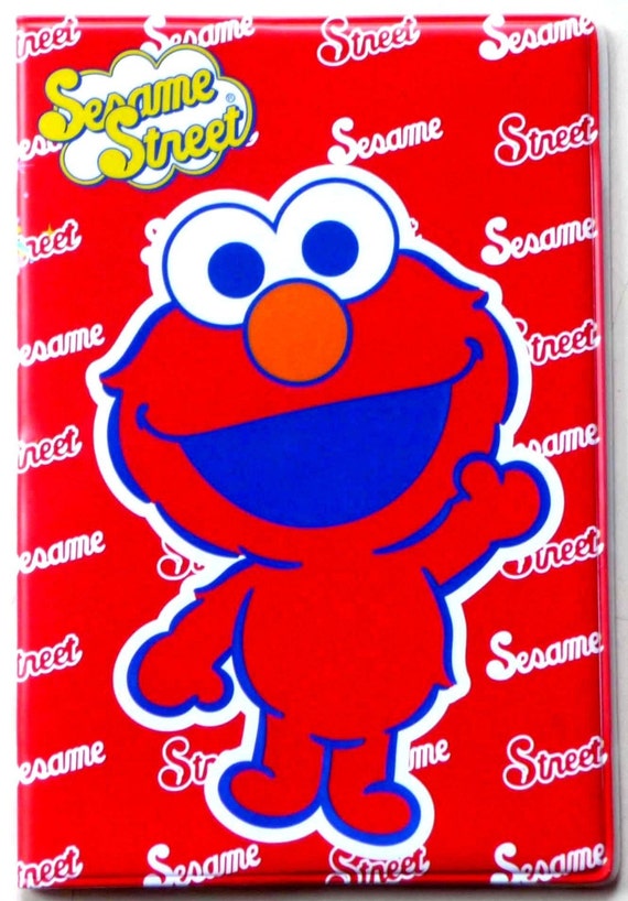 Baby Elmo Zoe Cookie Monster Sesame Street PASSPORT COVER