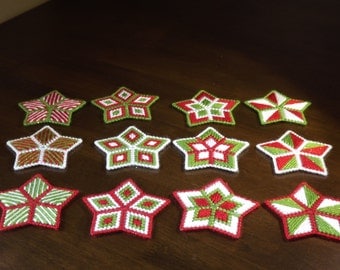 Unique plastic canvas star related items | Etsy