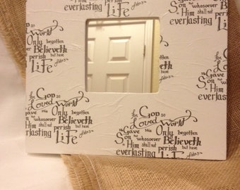 Bible verse mirror | Etsy