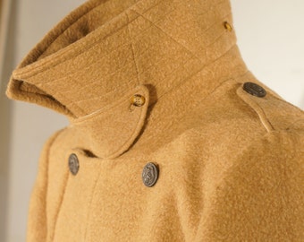 Custom Irish Tweed OvercoatWith a Hood by MacheteNSons on Etsy