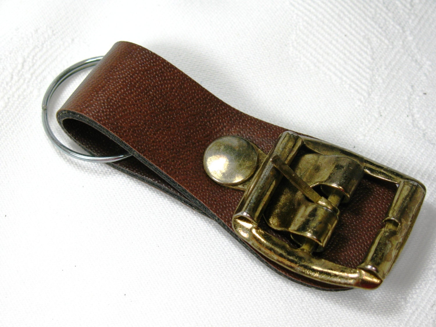 Vintage Belt Buckle Keyring