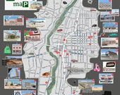 Items similar to Breaking Bad Map Illustration Print Fan Art TV ...