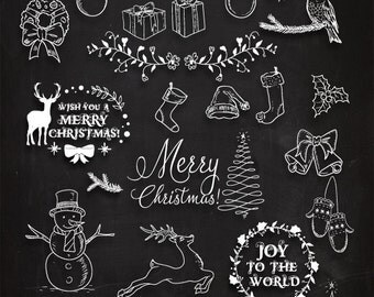 Chalkboard christmas | Etsy