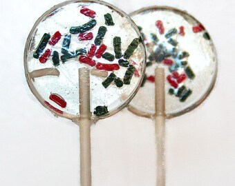 Clear lollipops | Etsy