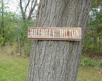 Popular items for hillbilly sign on Etsy