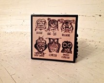 Popular items for owl chart on Etsy