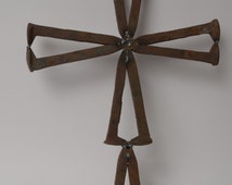 Popular items for railroad spike cross on Etsy