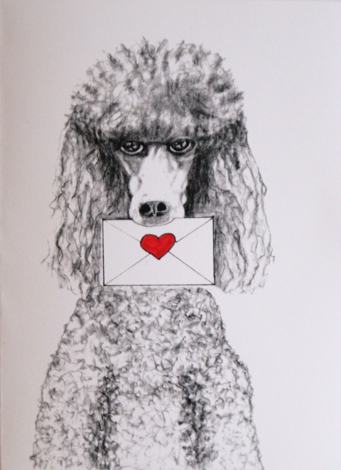 poodle greeting cards 6 featuring a dog holding by PoodleMyWorld