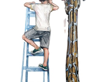 Paintings and prints by McKenzie Fisk by ShopBLUE on Etsy