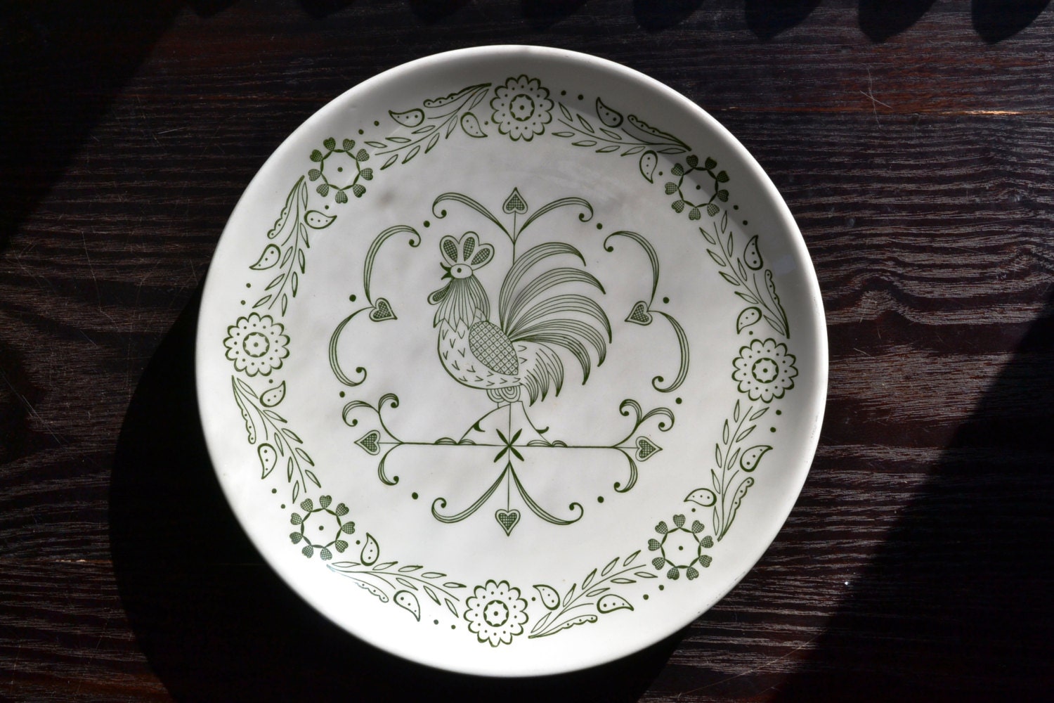 Set of 4 Provincial by SCIO Rooster & Weather Vane Dinner Plates 9 Inch ...