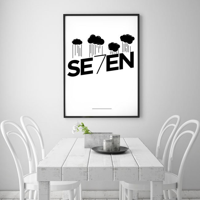 Typography Poster Wall Decor Inspirational Print Work Decor