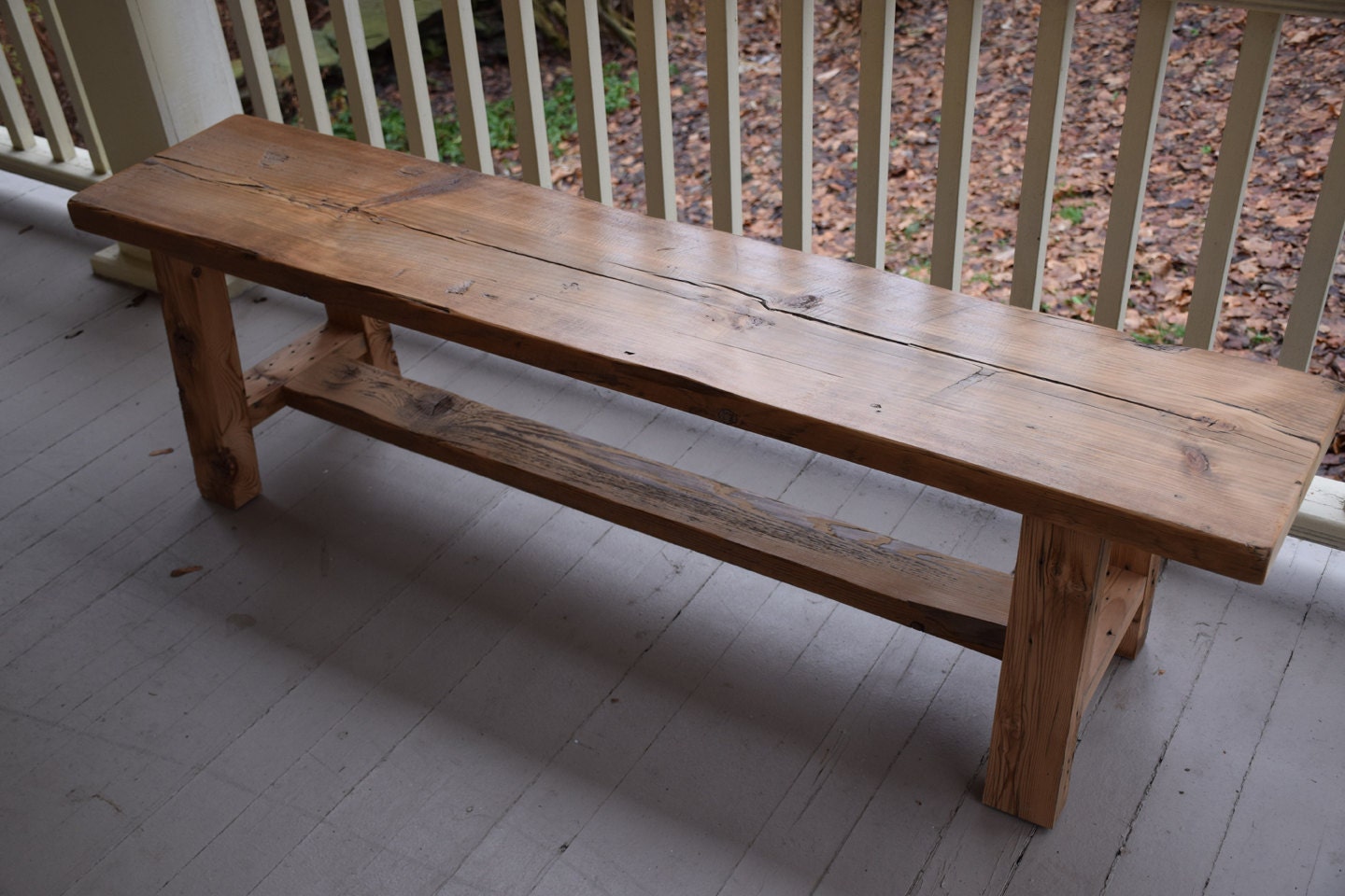 Reclaimed Wood Bench Entryway Bench Barn Wood Bench