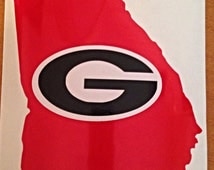 Popular items for georgia vinyl decal on Etsy