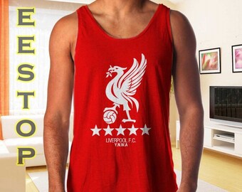 100% Cotton, Liverpool Fc logo ynwa Tank top Ladies , Ladies Tank top ...