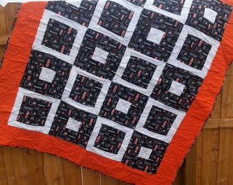 Hockey quilt | Etsy