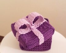 Popular items for crochet gift box on Etsy