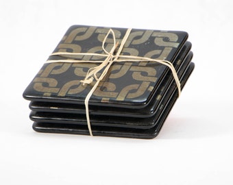 Popular items for gold coasters on Etsy