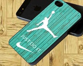 Nike Jordan Mint Wood case spesial design for iphone 4/4s, 5/5s, 5c ...