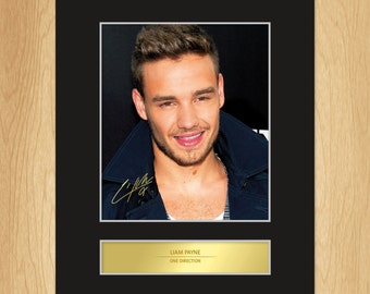 Liam Payne Signed Mounted Photo Display One Direction