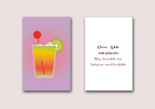 Cocktail Business Card, Cartes de visite Originales, Cartes de visite ...