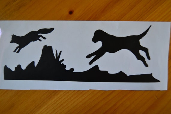 Items similar to Outdoor Fox Hunting Decal on Etsy