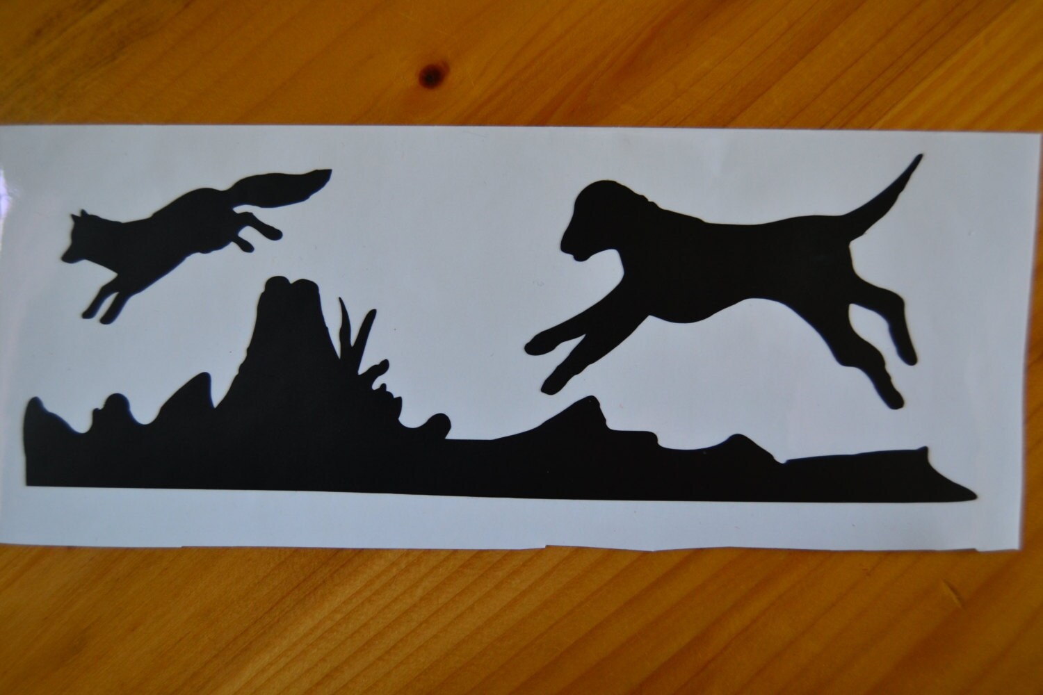 Outdoor Fox Hunting Decal by BarkIt on Etsy
