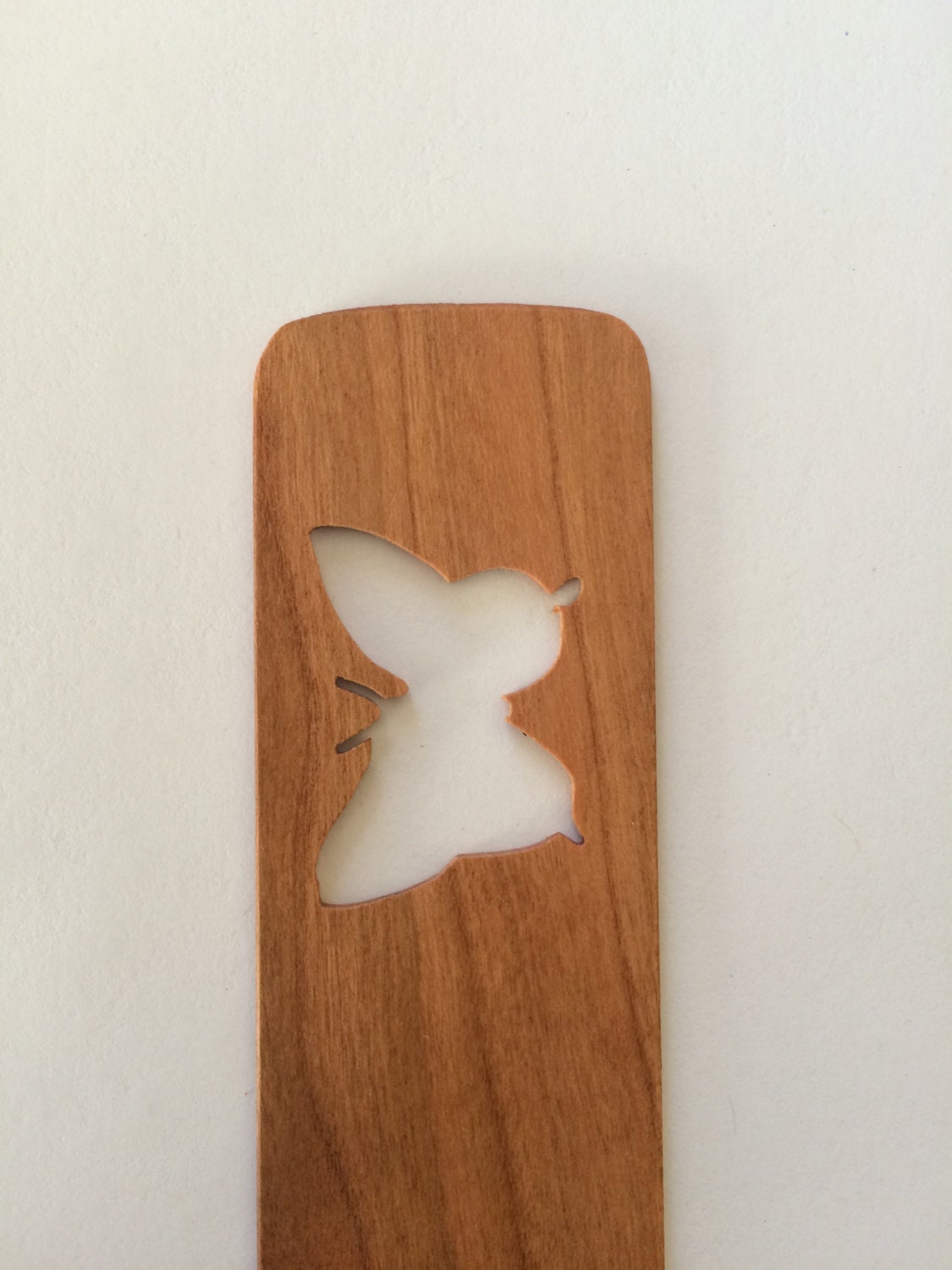 Wooden Bookmark made of Cherry Wood by hand by BLTVenture on Etsy
